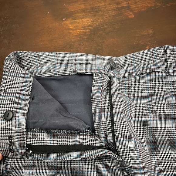 LOFT | Pants & Jumpsuits | Loft Houndstooth Skinny Leg High Waist Ankle ...